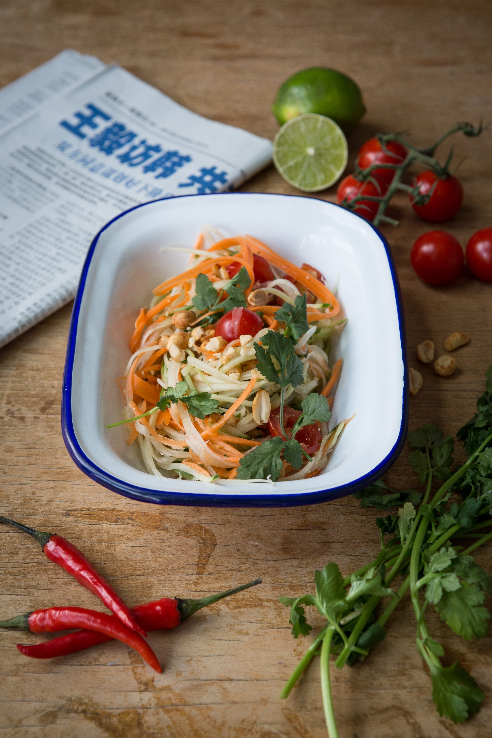 Recette Salade de papaye verte - Mon Cuisinier